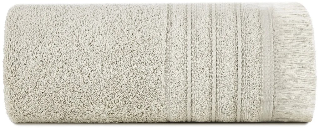 BAVLNĚNÝ RUČNÍK MIRENA 50X90 CM BÉŽOVÁ