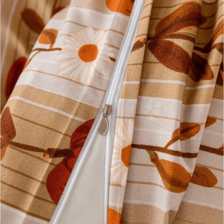 Povlečení z mikrovlákna PUMPKIN STRIPES barevné Rozměr povlečení: 70 x 90 cm | 140 x 200 cm