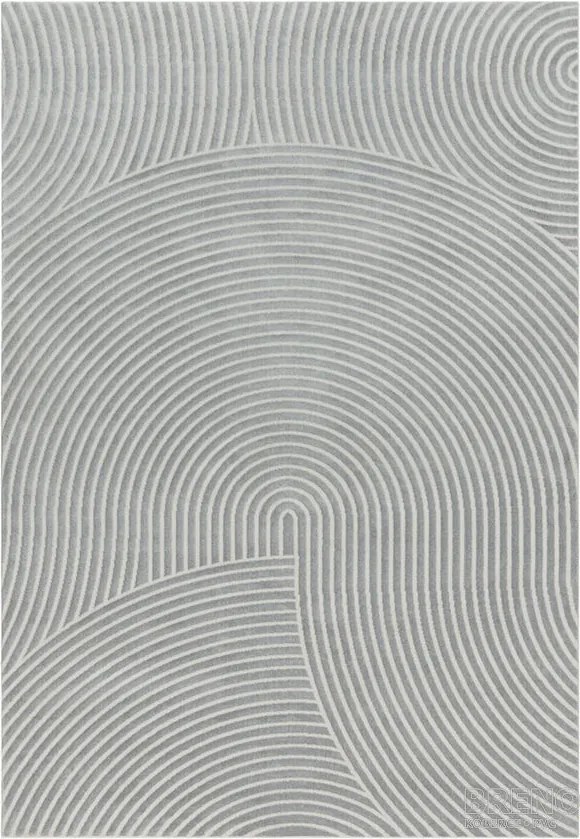 Breno Kusový koberec ELIF 402 grey, 120x170 cm, Vícebarevné/Šedá