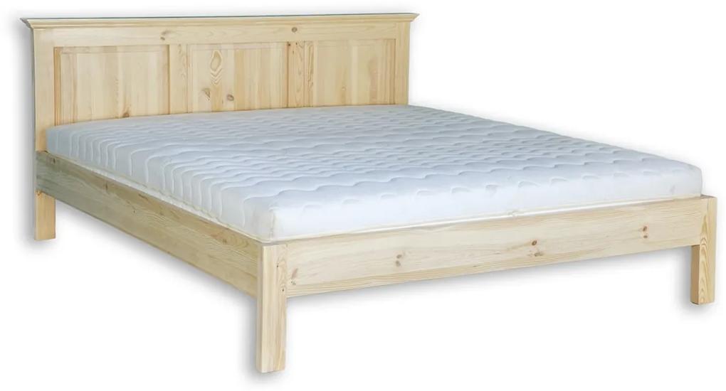 Masivní postel 140x200 ACC 01 - K09 přírodní borovice