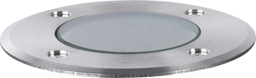 P 94732 LED zemní svítidlo zlaté světlo neláká hmyz IP65 110mm 2200 - 2200K 4,3W 230V kartáč.ocel/umělá hmota - PAULMANN