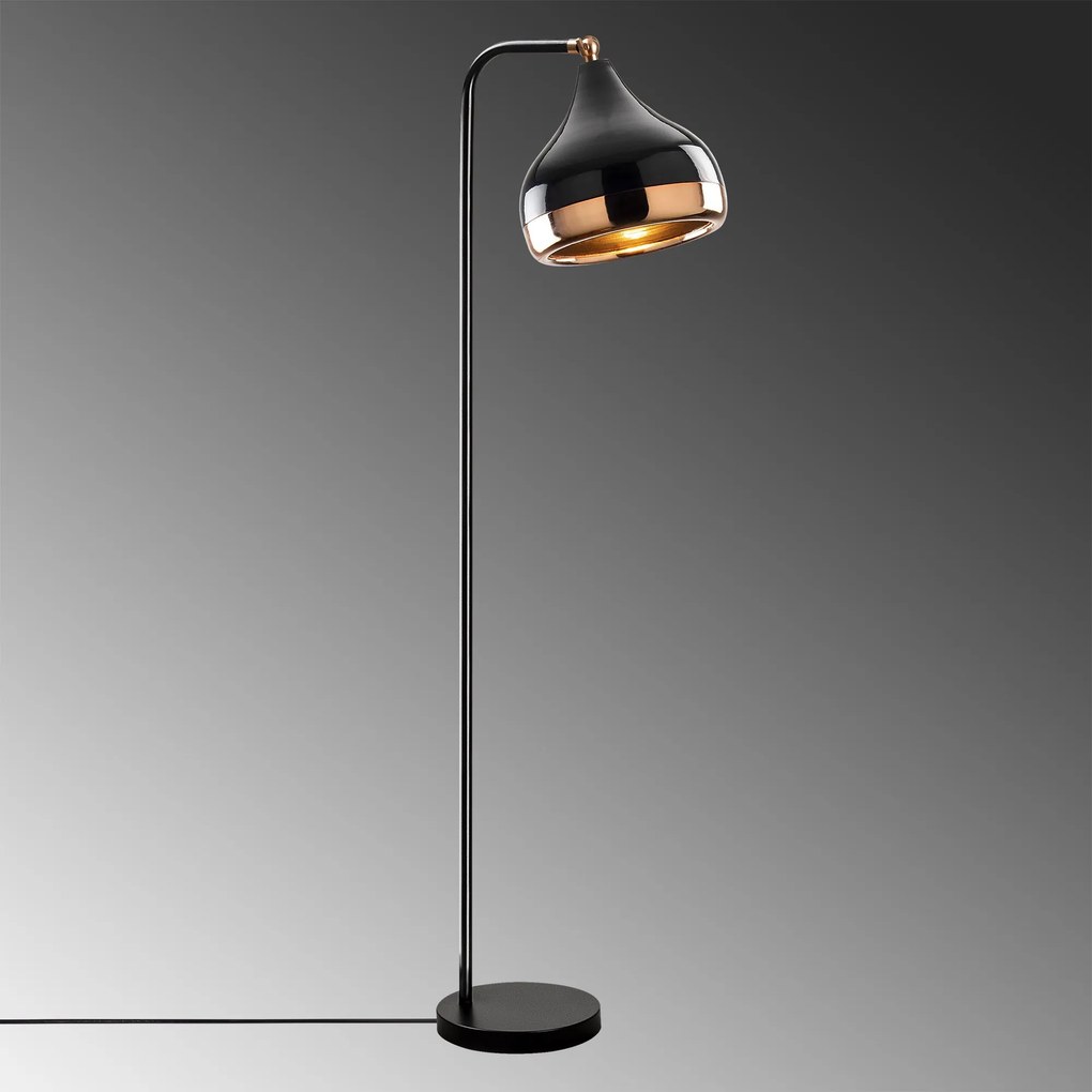 ASIR Stojací lampa YILDO - 6906 černá měděná