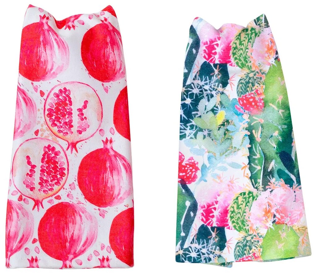 KUCHYŇSKÉ UTĚRKY MS HOME TROPICAL FRUITS SADA 2 KS 38X60 CM VZOROVÁNO