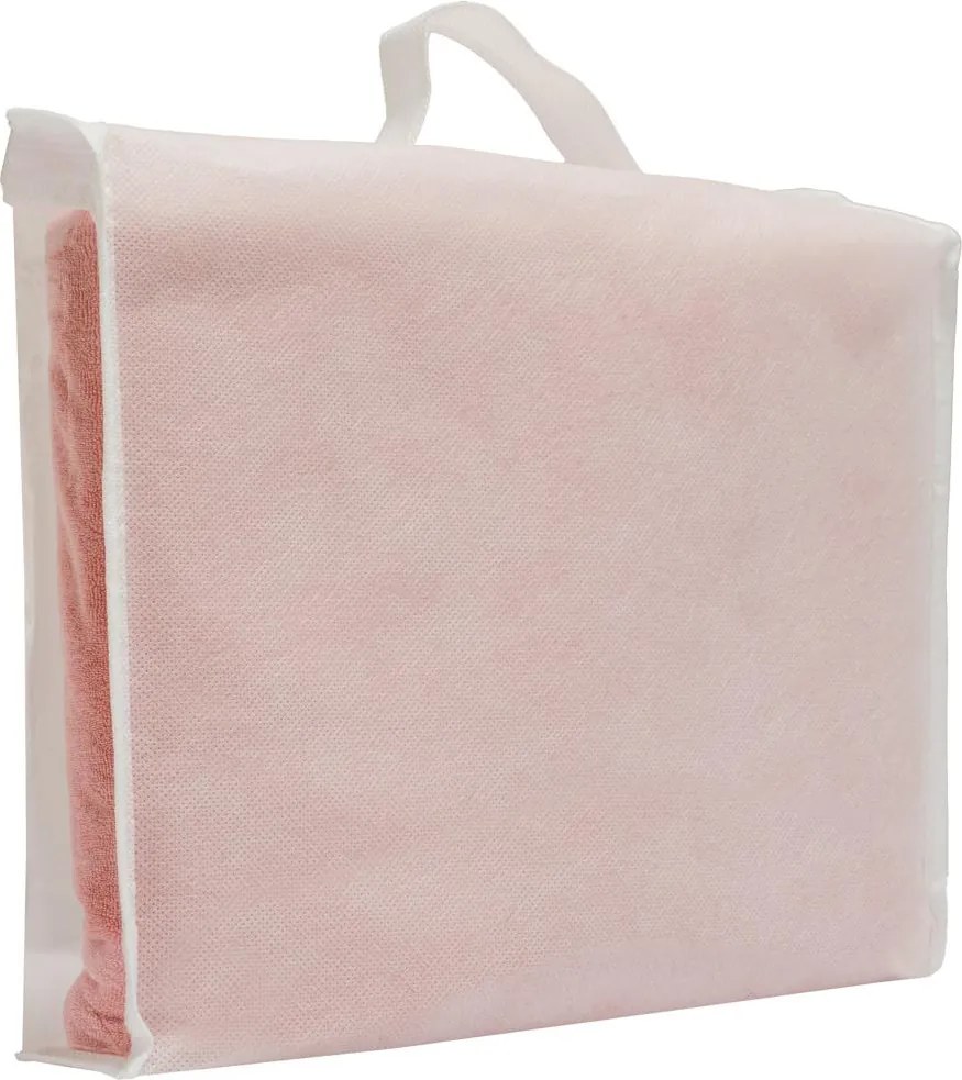 Dětská luxusní froté osuška s kapucí New Baby Comfortably 80x80 cm pink