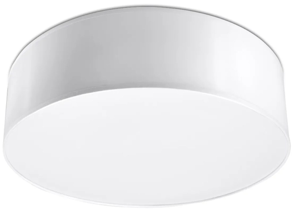 Stropní svítidlo Arena, 1x bílé plastové stínítko, (bílý plast), (fi 35 cm)