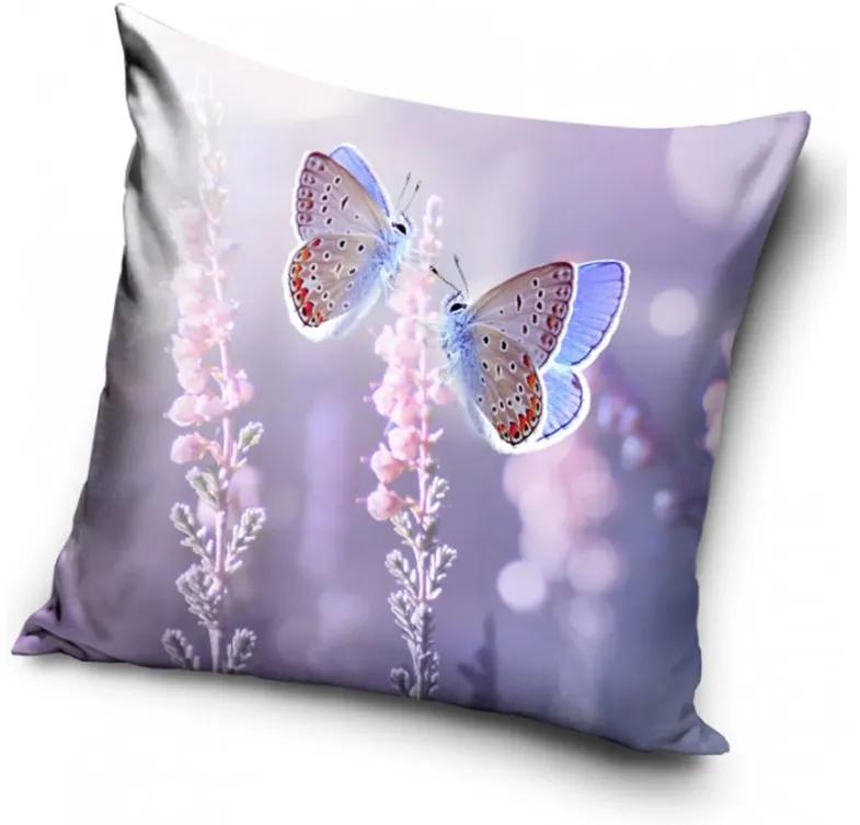 Dekorační polštářek Motýli modrásci