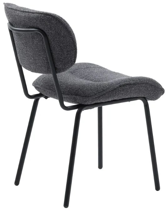 Designová židle Rashtin tmavě šedá