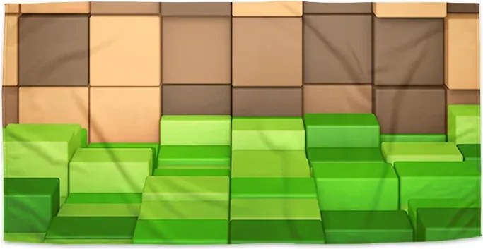 Sablio Ručník Blocks 3D - 30x50 cm