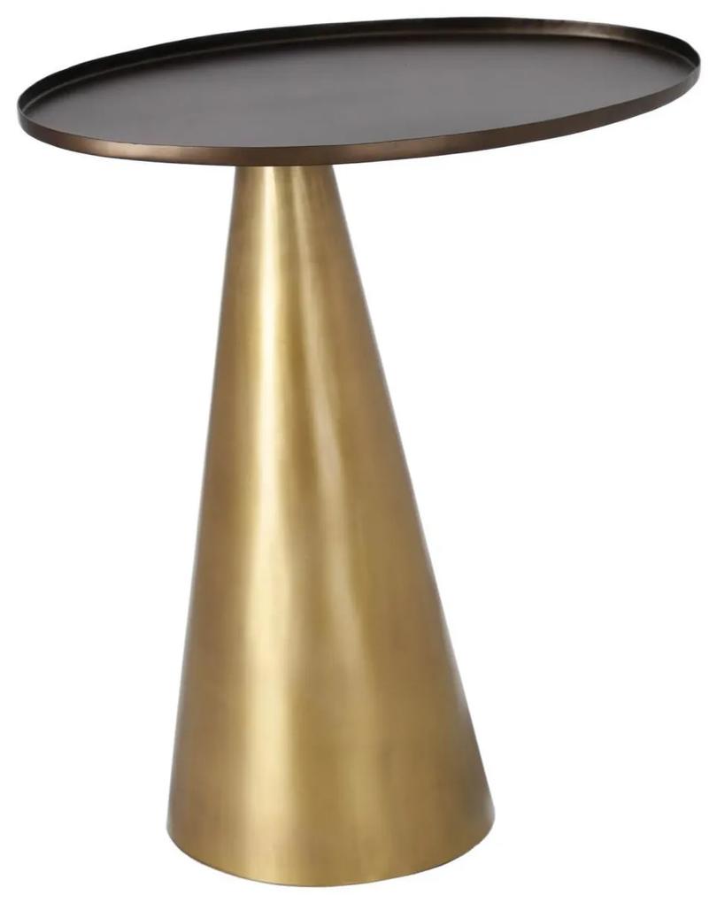 LA FORMA Odkládací stolek Liliane 45 × 27 cm 52 × 275 × 455 cm
