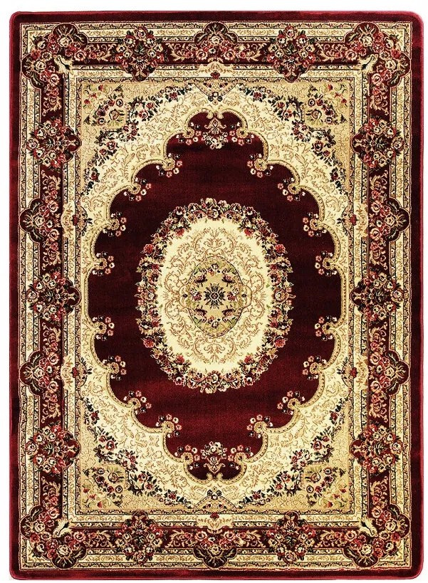 Berfin Dywany, Kusový koberec Adora 5547 B (Red), 280x370, červená, chodba / předsíň