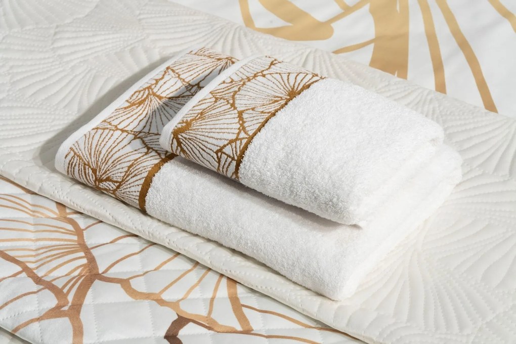 BAVLNĚNÝ RUČNÍK LIMITED COLLECTION LUNA3 50X90 BÍLÁ