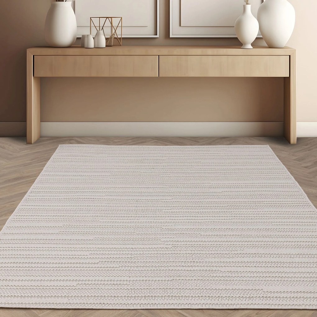 Tribeca Design Kusový koberec Sides Stripe Ivory Rozměry: 120x170 cm