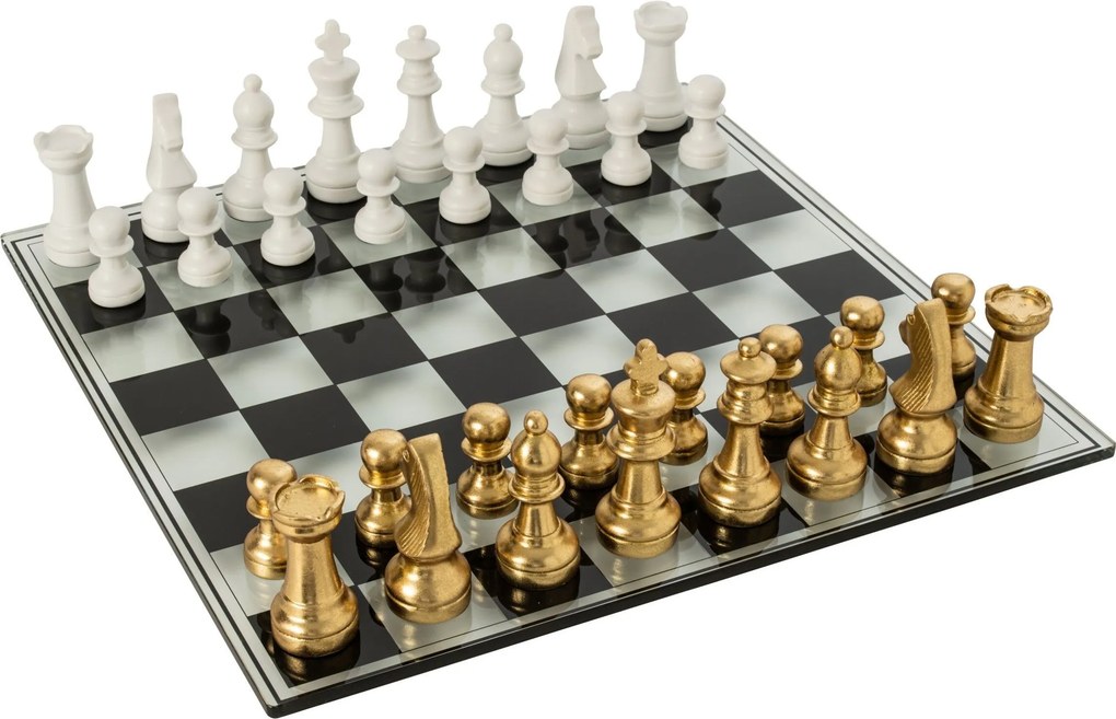 Luxusní šachová sada Chess Bronze & White – 60*15*60 cm