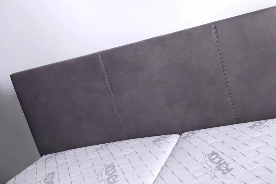 Pohoda Čalouněná postel RACHEL s úložným prostorem a volně loženou matrací | Látka: Riviera 97,Šířka matrace: 160 cm