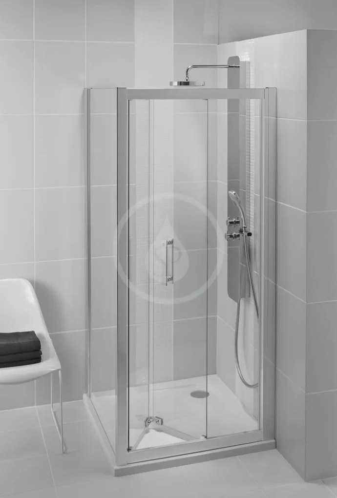 IDEAL STANDARD - Sety Set rohového sprchového koutu a akrylátové vaničky, 900x900 mm, Ideal Clean, čiré sklo Synergy set1