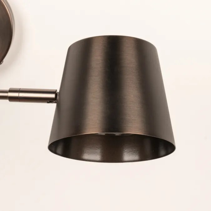 Nástěnné svítidlo Snap Fosca Coffe Brown Mini