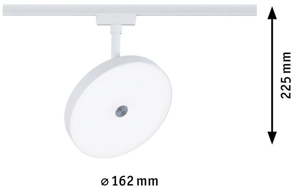 Paulmann 96794 Hildor, spot pro Urail system, 1x15W LED 4000K, tříkrokové stmívání, bílá