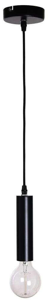 Černé stropní světlo Denmark black mat - Ø 4.5*16cm/ E27