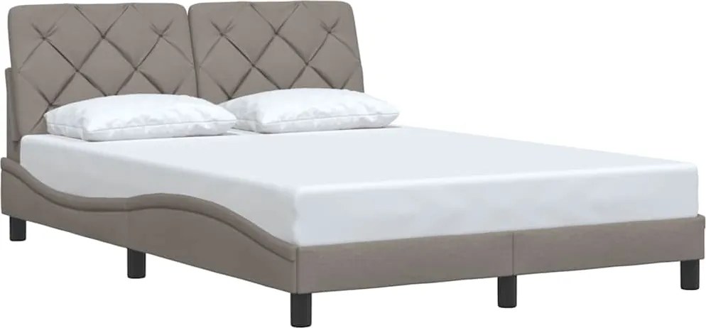 Rám postele bez matrace taupe 120 x 200 cm textil 3310591