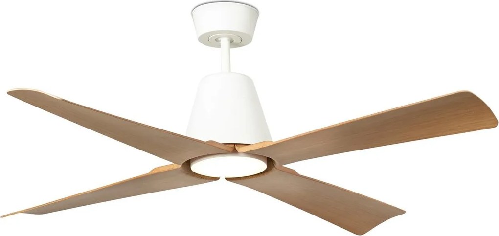 FARO 34105-130 TYPHOON M LED LED stropní ventilátor bílá/dřevo - FARO