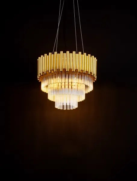 Luxusní lustr na lanku Magnolia 40