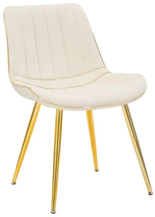 Designová jídelní židle Dandelion krémová