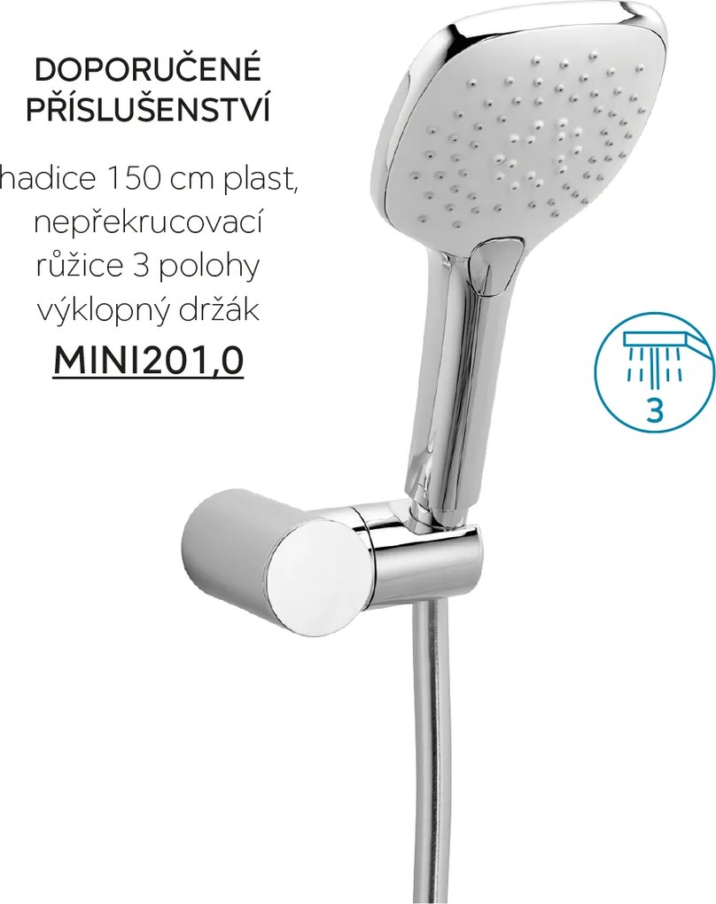 Novaservis METALIA 58 58020/1,0 vanová baterie bez příslušenství