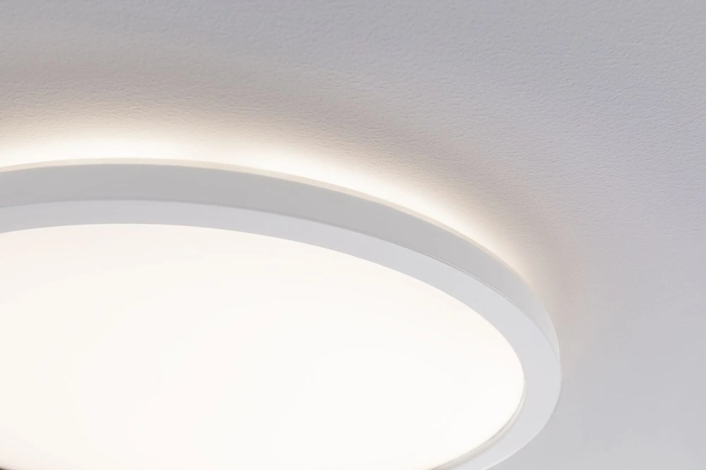 Paulmann 71152 Atria Shine, bílé stropní svítidlo s korónou, 11,2W LED 3000K, průměr 19cm