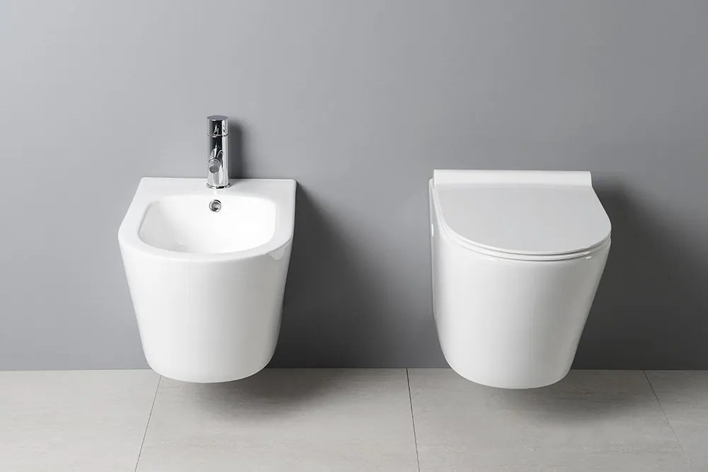 Sapho Paco závěsný bidet 36 x 33 x 52,5 cm bílá PZ2012