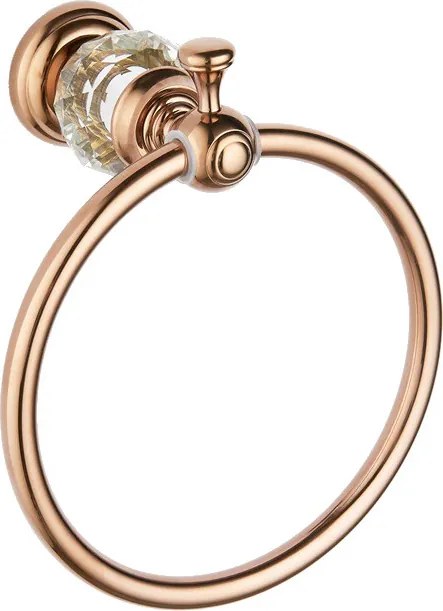 Mexen příslušenství, ESTELA držák na ručníky Ring, růžové-zlato, 7011532-60