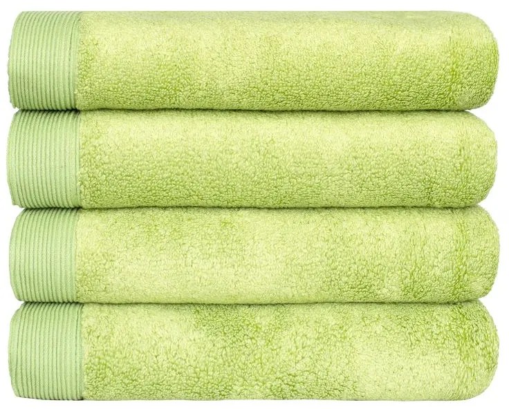 SCANquilt modalový ručník MODAL SOFT limetová malý ručník 30 x 50 cm