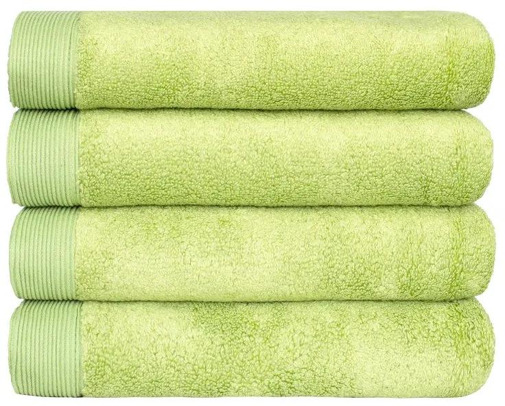 SCANquilt modalový ručník MODAL SOFT limetová ručník 50 x 100 cm