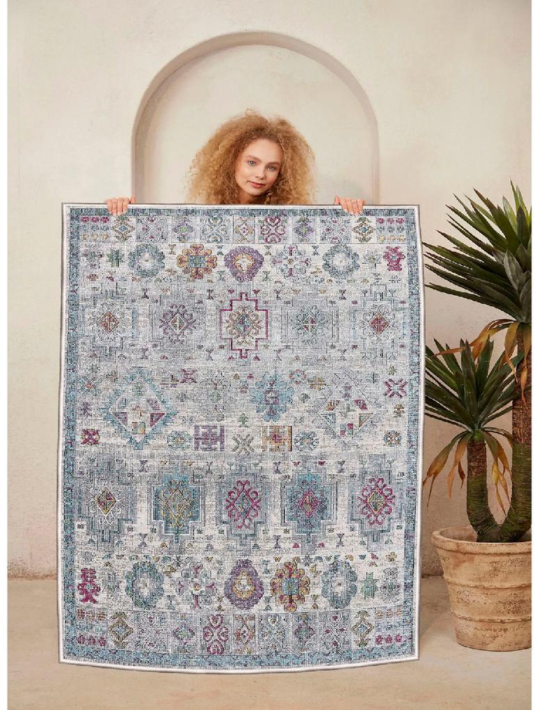 Conceptum Hypnose Kusový koberec WOOSONIL107, Růžová, 160 x 230 cm