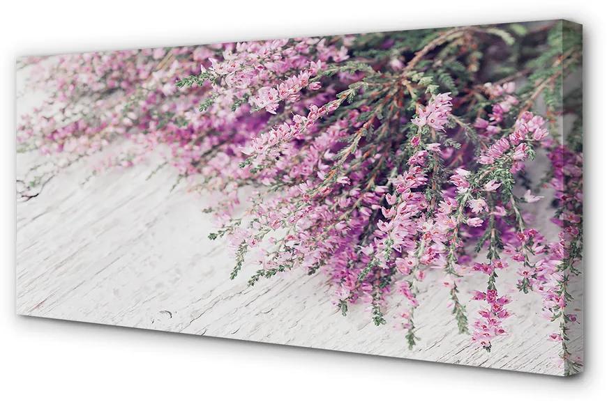 Obrazy na plátně květiny desky 100x50 cm