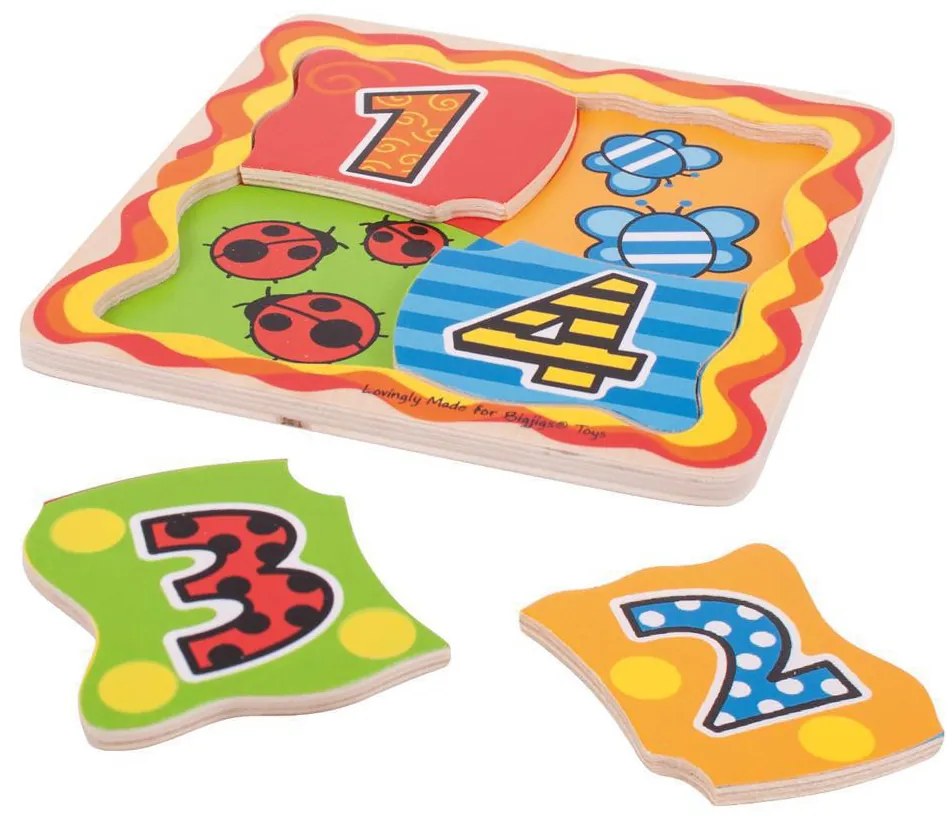 Bigjigs Toys Moje první počítací puzzle