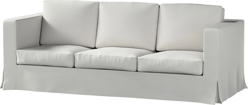 Potah na pohovku IKEA Karlanda 3-místná nerozkládací, dlouhý barva šedá látka pletený vzor