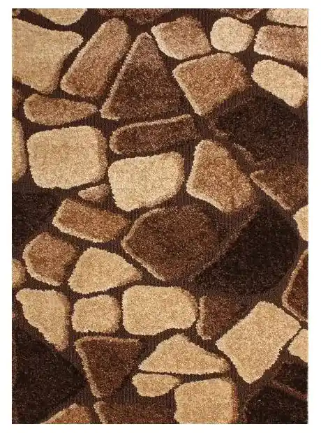 Kusový koberec Kameny hnědý, Velikosti 160x230cm | Biano