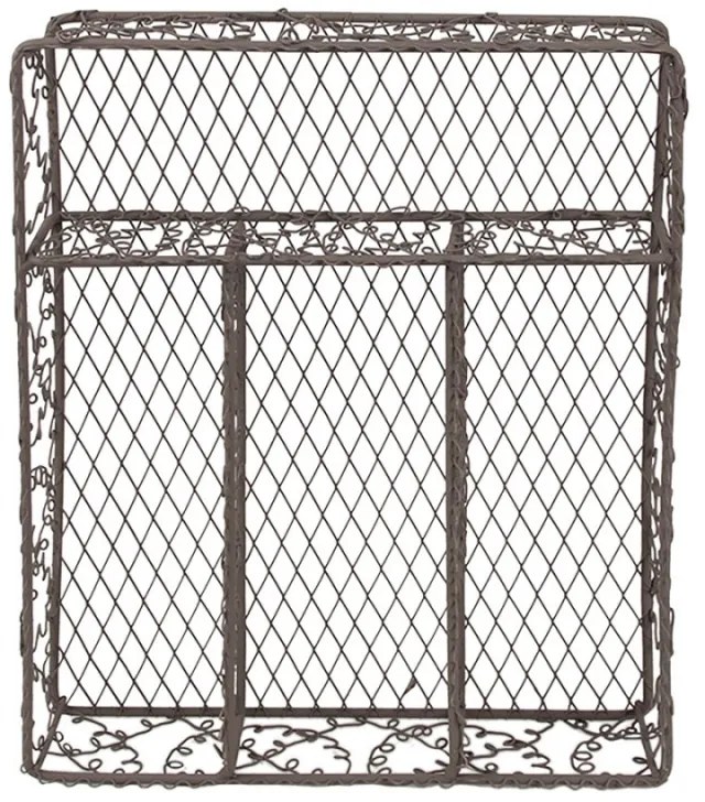 Drátěný ozdobný odkapávač na nádobí – 31x25x7 cm