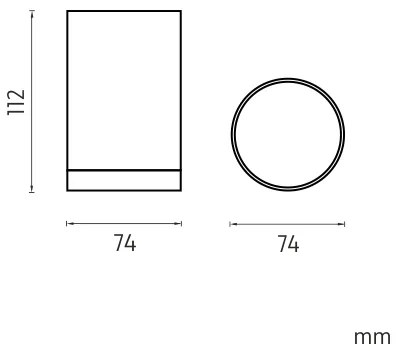 Nimco Pohárek na kartáčky LI 25058-90