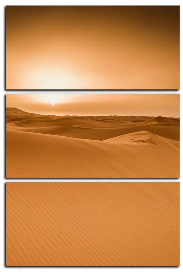 Obraz na plátně - Pouště Sahara  - obdélník 7131B (90x60 cm  )
