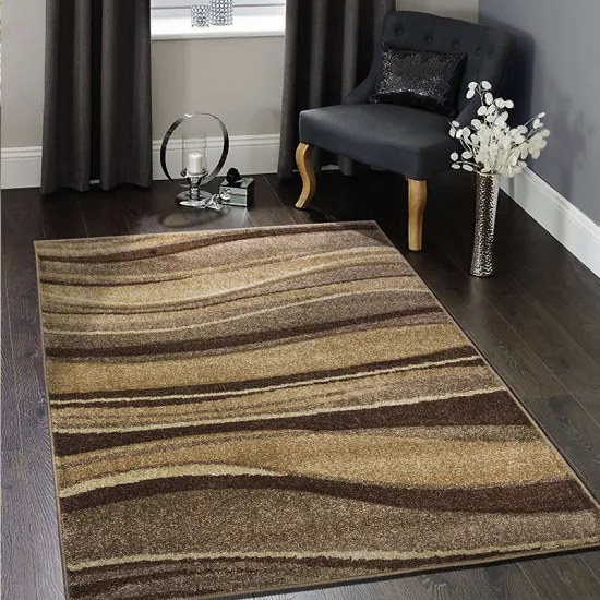 ORIENTAL WEAVERS Kusový koberec Portland 1598/AY3/D BARVA: Hnědá, ROZMĚR: 160x235 cm