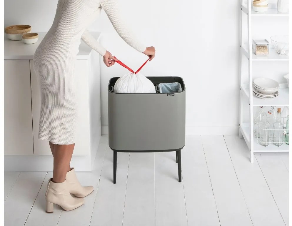 Brabantia BO Touch Bin 11+23L minerální šedá