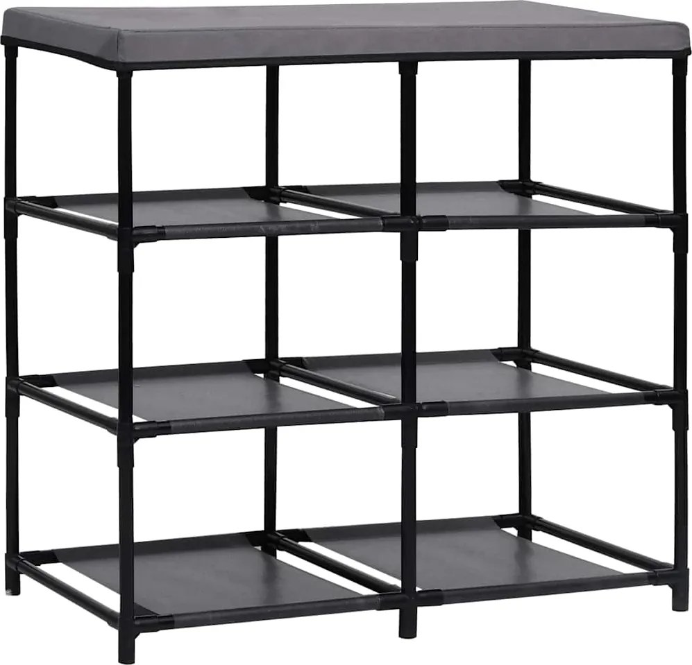 Úložná skříňka se 6 zásuvkami 55 x 29 x 55 cm šedá ocel 288322