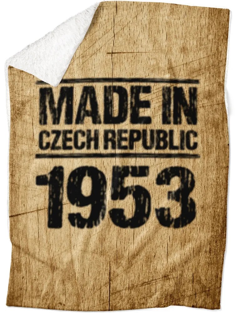 Deka Made In (rok: 1953, Podšití beránkem: ANO)