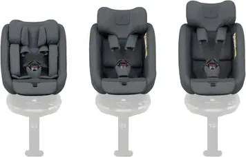 KikkaBoo i-Class Plus i-SIZE Graphite / Autosedačka / od narození do 4