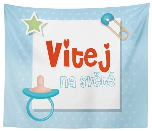 Sablio Deka Vítej na světě 2: 150x120 cm