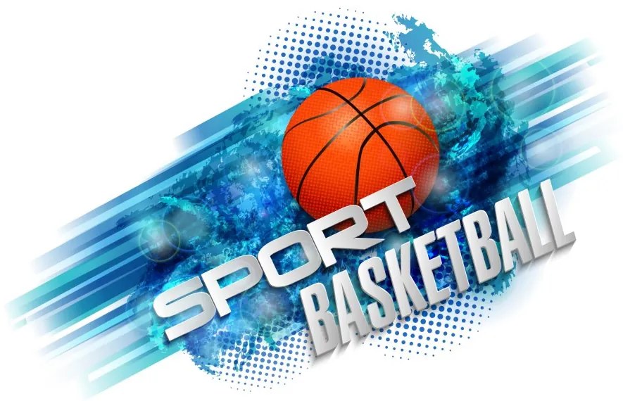 Fototapeta Basketbal V Moderním Stylu Samolepící tapety 416x254