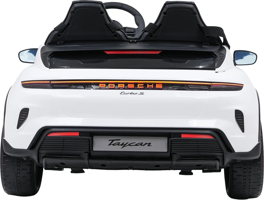 Ramiz Porsche Taycan Turbo S bílé autíčko