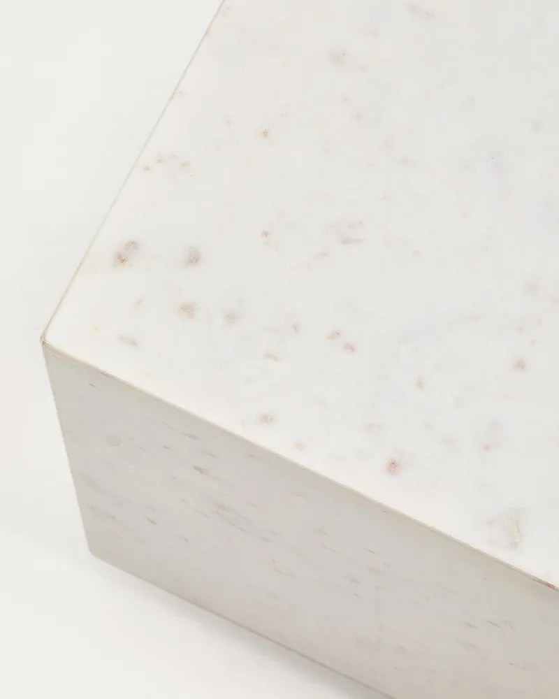 Mramorový odkládací stolek 50x50 cm Sorein – Kave Home