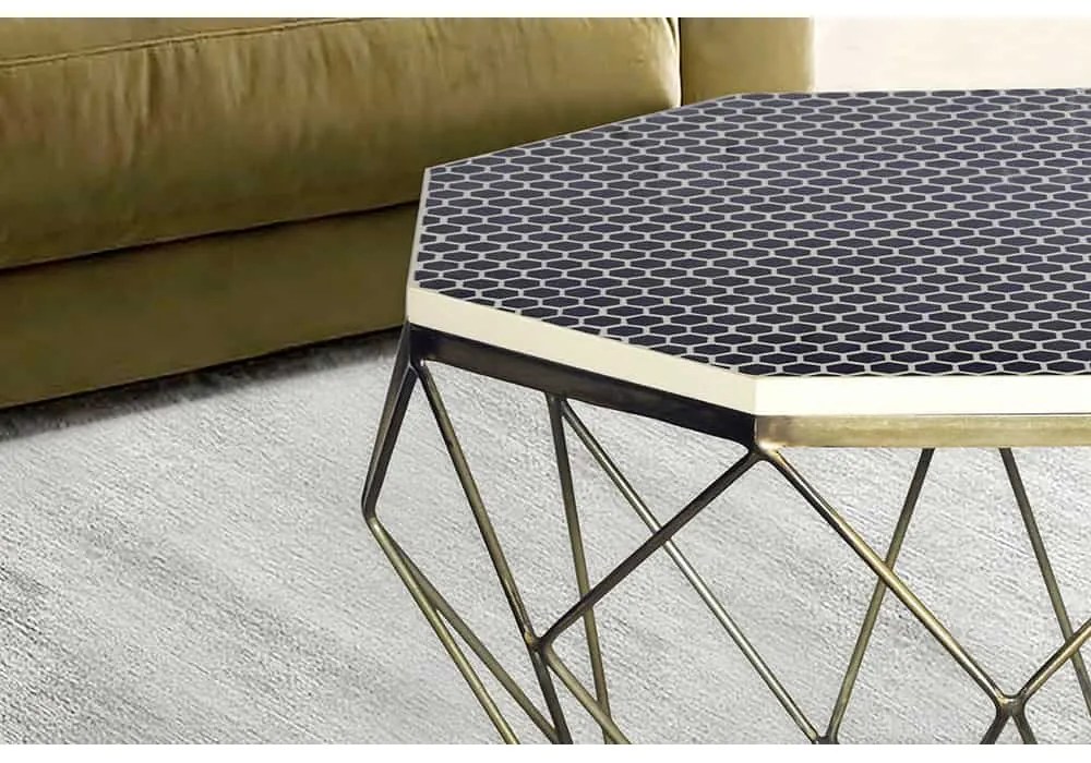 Massive home | Intarzovaný konferenční stolek Diamond 70cm